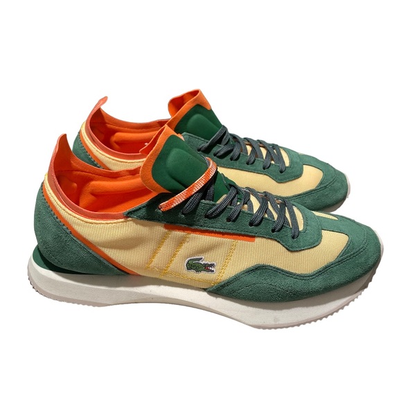 Lacoste | Shoes | Lacoste Match Break Sneaker Yellow Green Size 9 ...